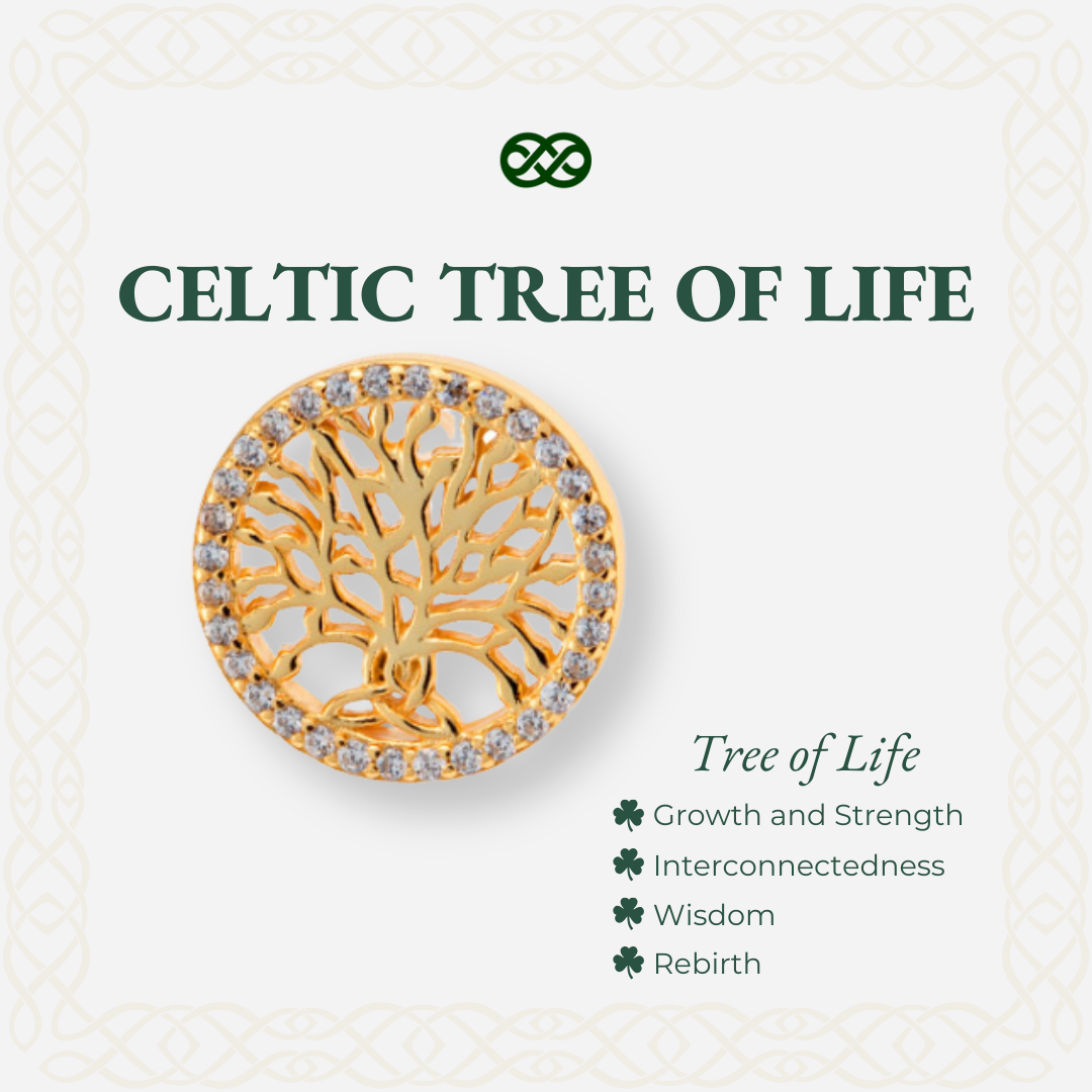 Celtic Tree of Life Jewelry Collection | 18K Gold Irish Heritage Gifts ...